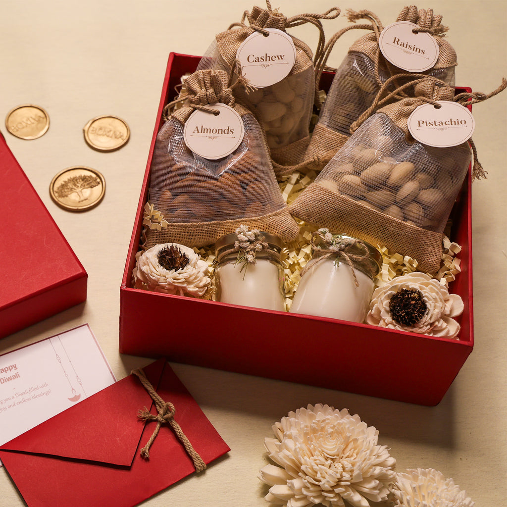 Elegant Wellness Hamper – Premium Diwali Gift Box | Boxiva Gifting ...